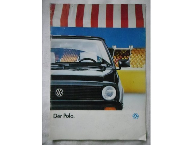 Prospekt VW Polo,1989, A4,39 str. nemacki