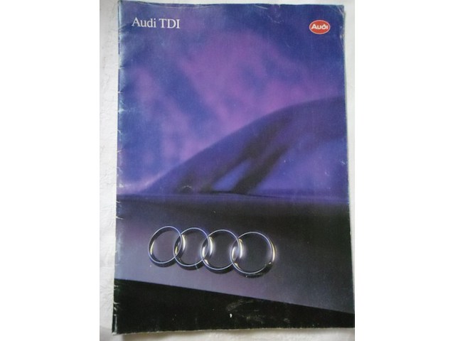 Prospekt Audi TDI, 1993, A4, 43 str,nemacki