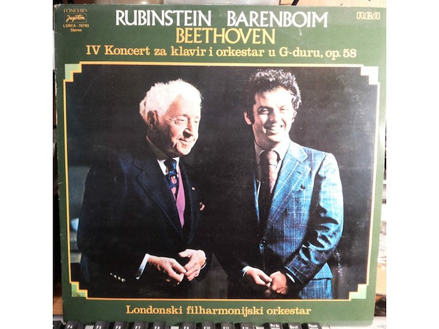 RUBINSTEIN BARENBOIM BEETHOVEN-IV KONC.ZA KLAVIR U G-D.