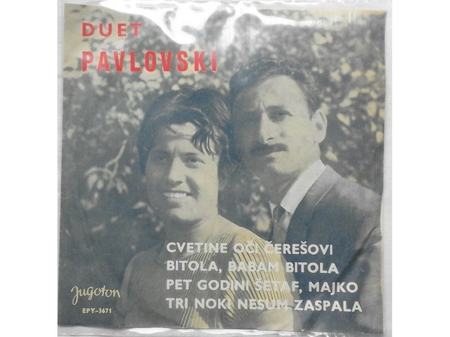 DUET  PAVLOVSKI  -  CVETINE  OCI  CERESOVI