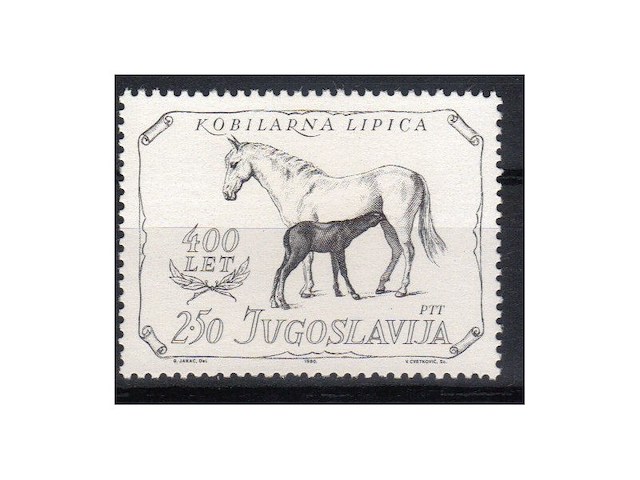 400 god ergele Lipica 1980.,čisto