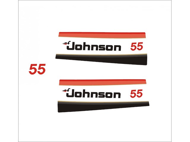 JOHNSON 55 - NALEPNICE ZA VANBRODSKI MOTOR