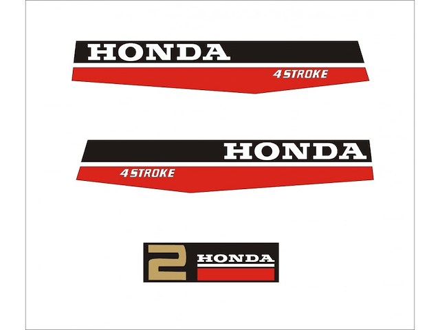 HONDA 2- NALEPNICE ZA VANBRODSKI MOTOR