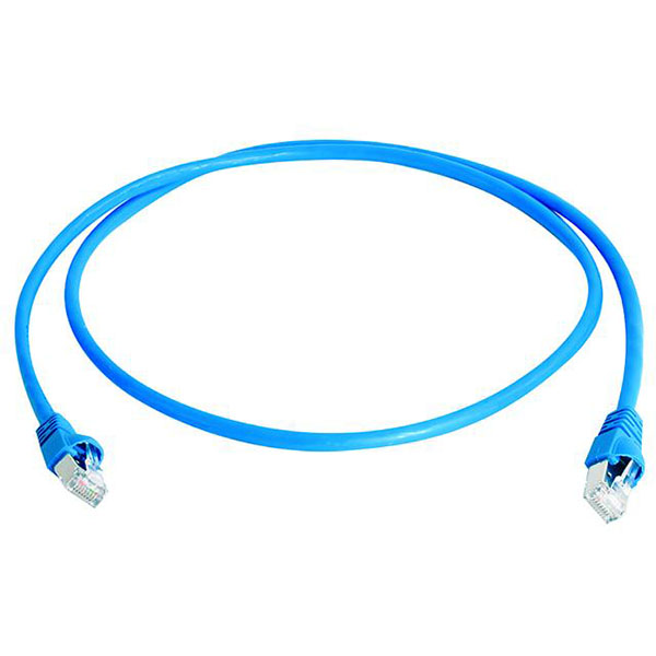 Telegärtner patch cord SFTP kabl kat. 7 duž. 3.0m FRNC – halogen free – plavi (P/N L00002A0115), baziran na Draka 600MHz kablu - fabrički napravljen i testiran
