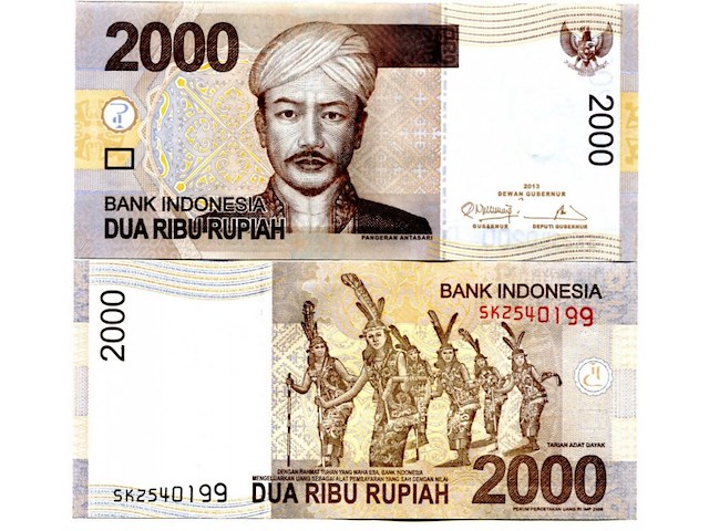 INDONEZIJA 2000 rupija (2013)  UNC