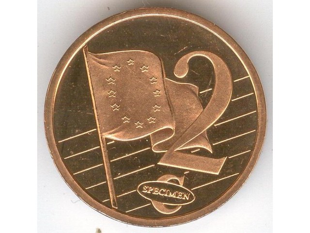 Svedska 2 euro cent 2003 UNC SPECIMEN