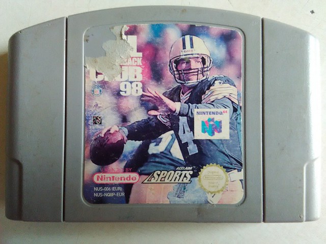 nintendo 64 igrica nfl quarterback ispr sa slika