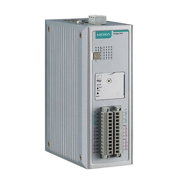 Moxa ioLogik 2542 uređaj za daljinsku kontrolu putem Etherneta 4x10/100 Mb/s + 2xserial RJ-45 (RS-232/422/485), Click&Go Plus 4xAI + 2x12DI/O