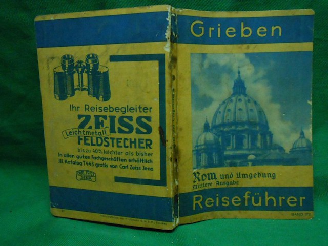 Grieben Rom und Umgebung Band 172. /1937.g Italien