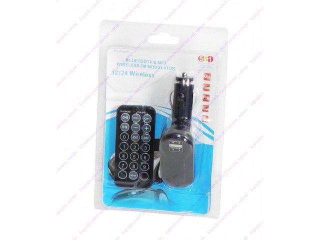 MP3 FM Bluetooth transmiter 1 + BESPL DOST. ZA 3 ART.