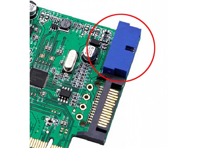 USB 3.0 IDC 19 pina desni ugao IDC kutija zaglavlje PCB