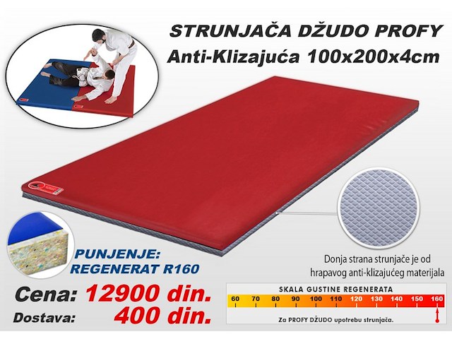 Strunjača za džudo (judo profy - Anti-Klizna) 1x2mx4cm