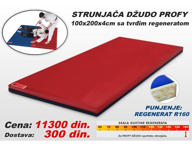 Strunjača za džudo (judo profy) 1x2mx4cm