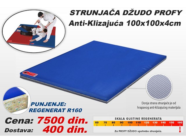 Strunjača za Džudo 1mx1mx4cm anti-klizna