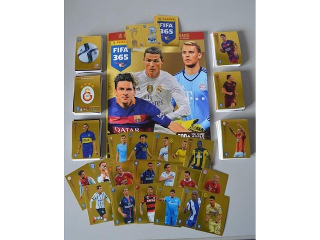 Panini FIFA 365 kompletan set + ALBUM