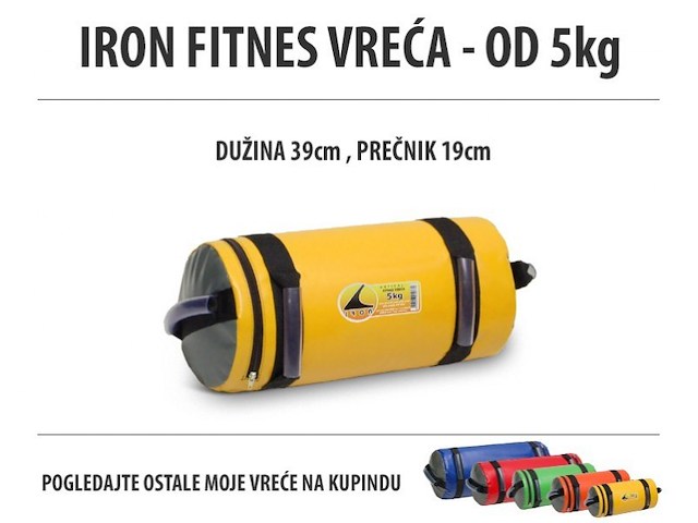 IRON Fitnes vreća - težine 5kg