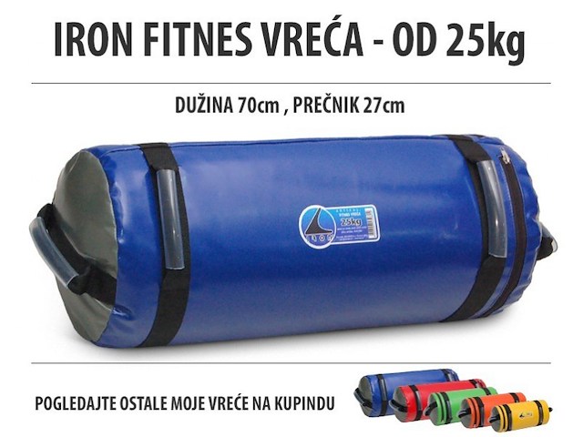 IRON Fitnes vreća - težine 25kg