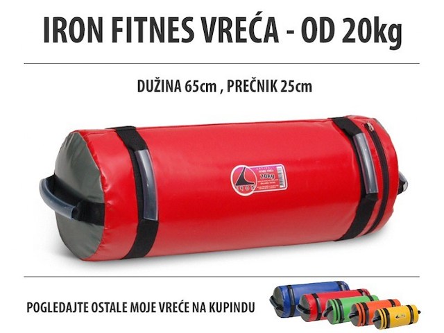 IRON Fitnes vreća - težine 20kg