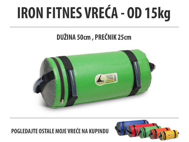 IRON Fitnes vreća - težine 15kg