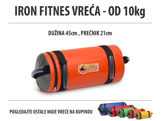 IRON Fitnes vreća - težine 10kg