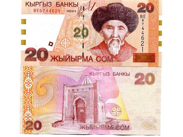 KIRGISTAN 20 soma (2002)  UNC