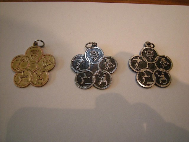 Sportske medalje za paraolimpijske igre - komplet