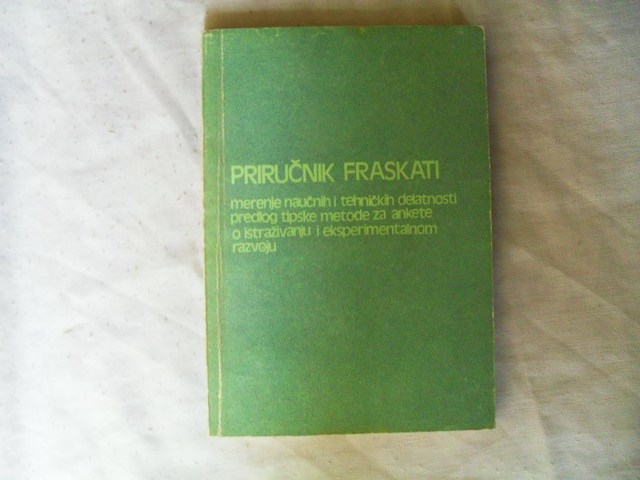 Prirucnik Fraskati