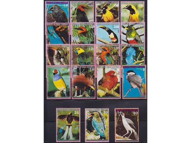Ekvatorijalna Gvineja Fauna - Ptice, poništeno (o)