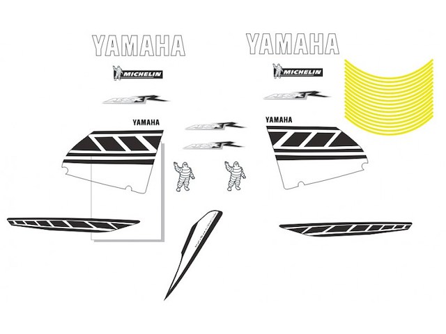 Nalepnice za motore Yamaha Aerox SE 2007
