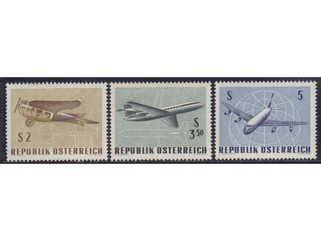Austrija 1968 Izložba aviona, čisto (**)