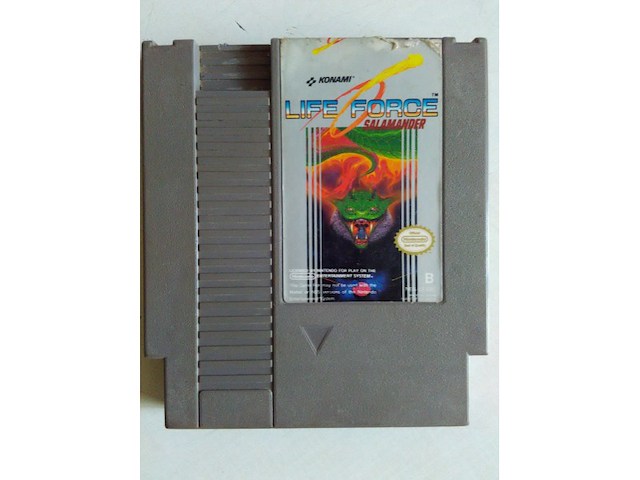 nintendo nes life force salamander ispravna sa slika