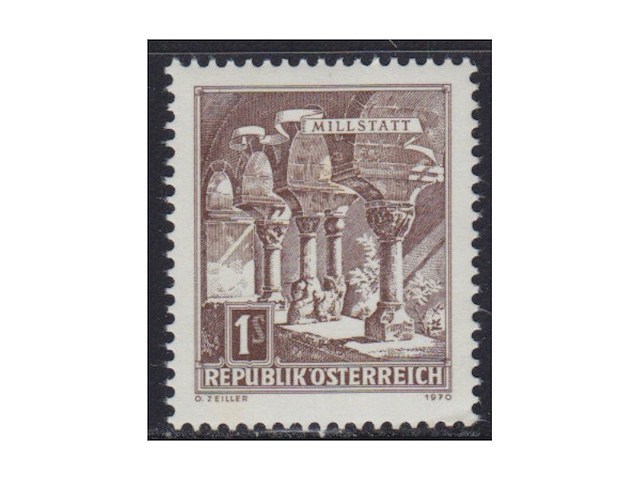 Austrija 1970 Redovna - Arhitektura, čisto (**)