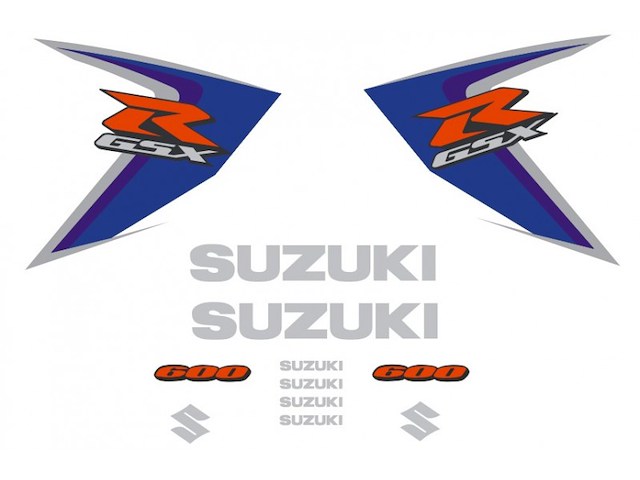 Nalepnice za motore Suzuki GSX-R K7 600