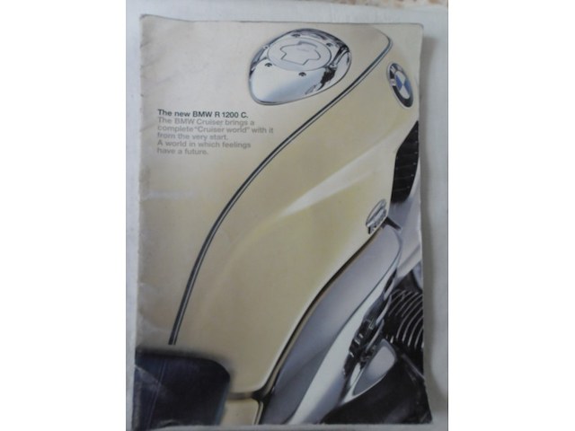 Prospekt BMW R 1200 C 1997,engleski,uvecani A 4 format