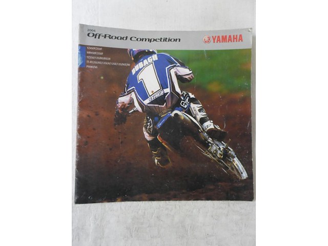 Prospekt Yamaha Off Road, engleski, 24 str.