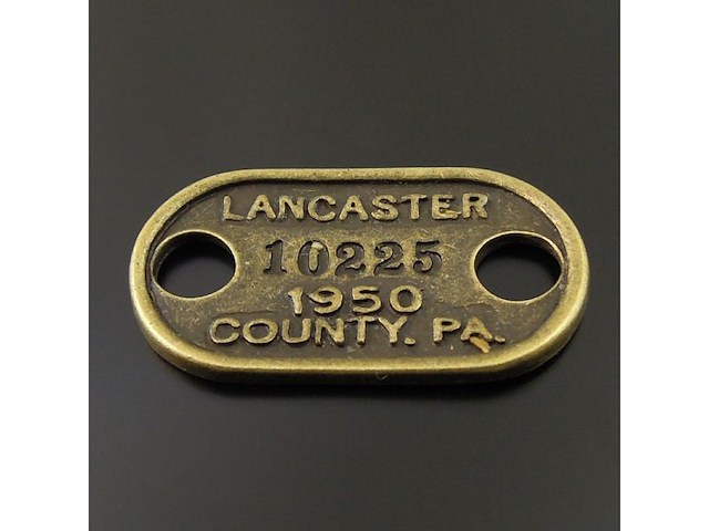 Konektor boje bronze Lancaster 28x16mm
