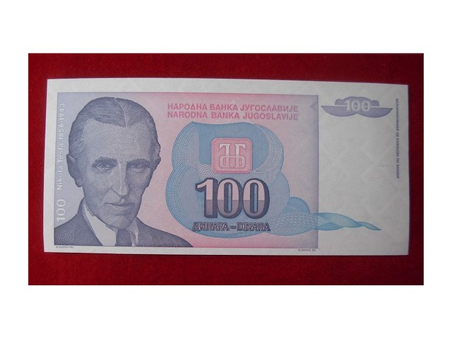 100 DINARA 1994 - UNC