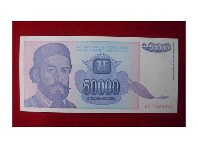 50000 DINARA 1993 - UNC