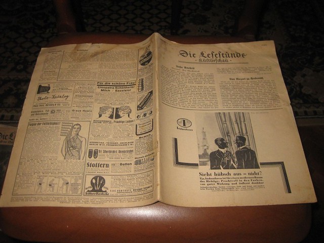 Die Lesestunde (Kulturschau) Nummer 4/5 Jahrgang 1930.