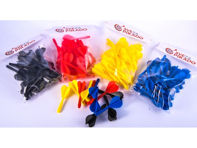 25 pera (6mm,5mm,3mm) (1/4, 2ba) za pikado