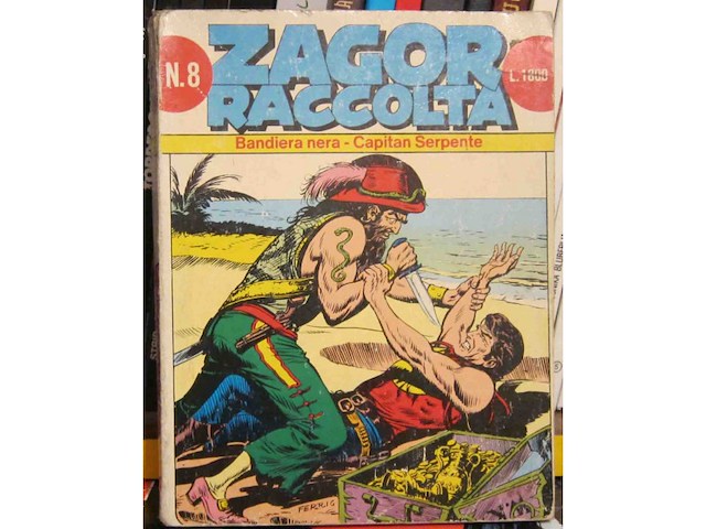 Zagor Raccolta 8 - Bandiera nera - Capitan Serpente