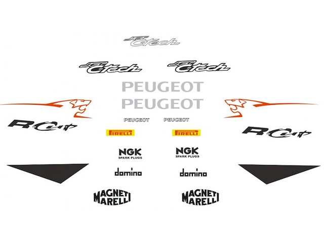 Nalepnice za motore Peugeot JetForce R-Cup
