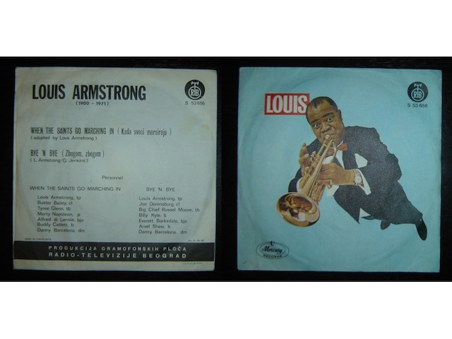 LOUIS ARMSTRONG - When The Saints Go Marching In(singl)