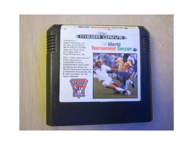 Sega Mega Drive kertridž - World Tournament Soccer