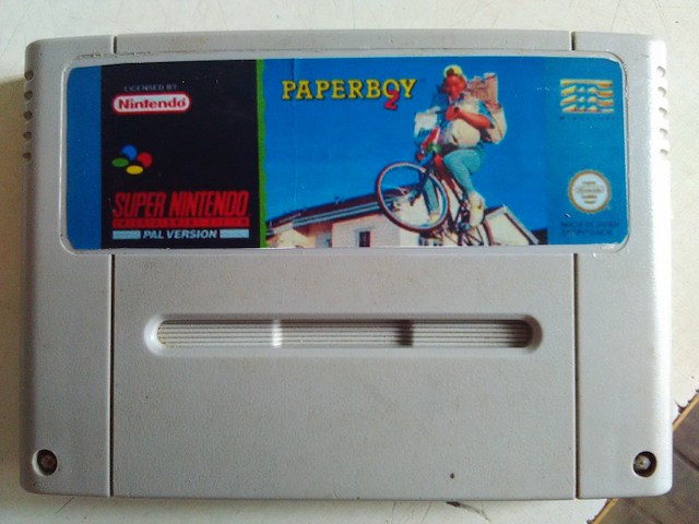 nintendo snes k paperboy 2 ispr sa  slike