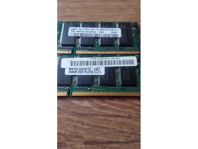 ram memorija 2 x 256mb