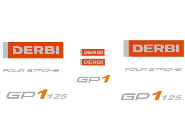 Nalepnice za motore Derbi GP1