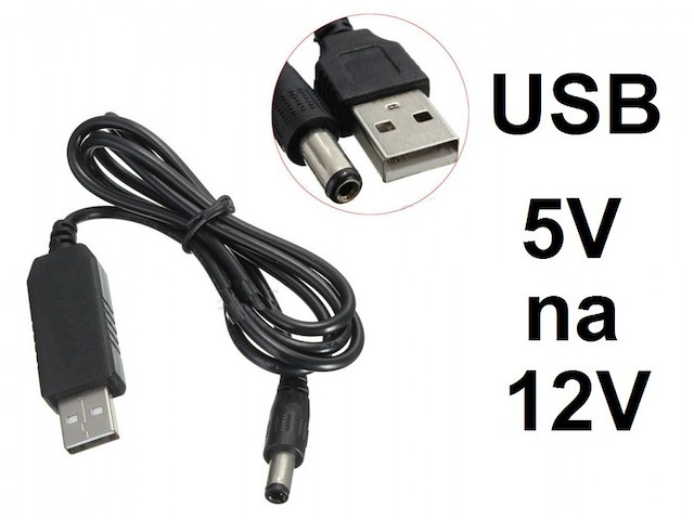 Inverter 5V na 12V DC - Step up USB 800mA