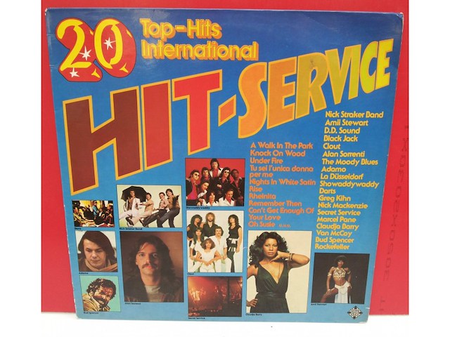 20 TOP-HITS INTERNATIONAL, HIT-SERVICE, LP, COMP.