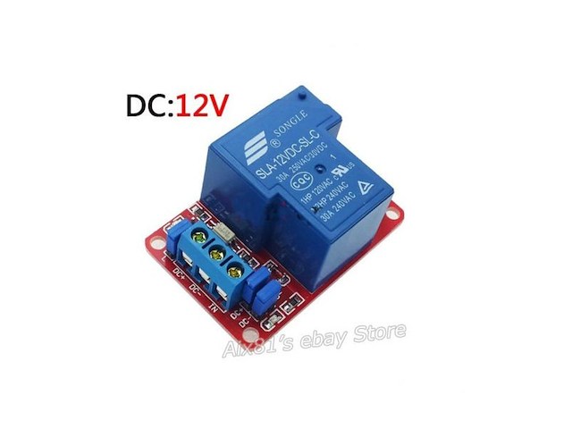 Modul sa 1 releom 30A H/L  12VDC